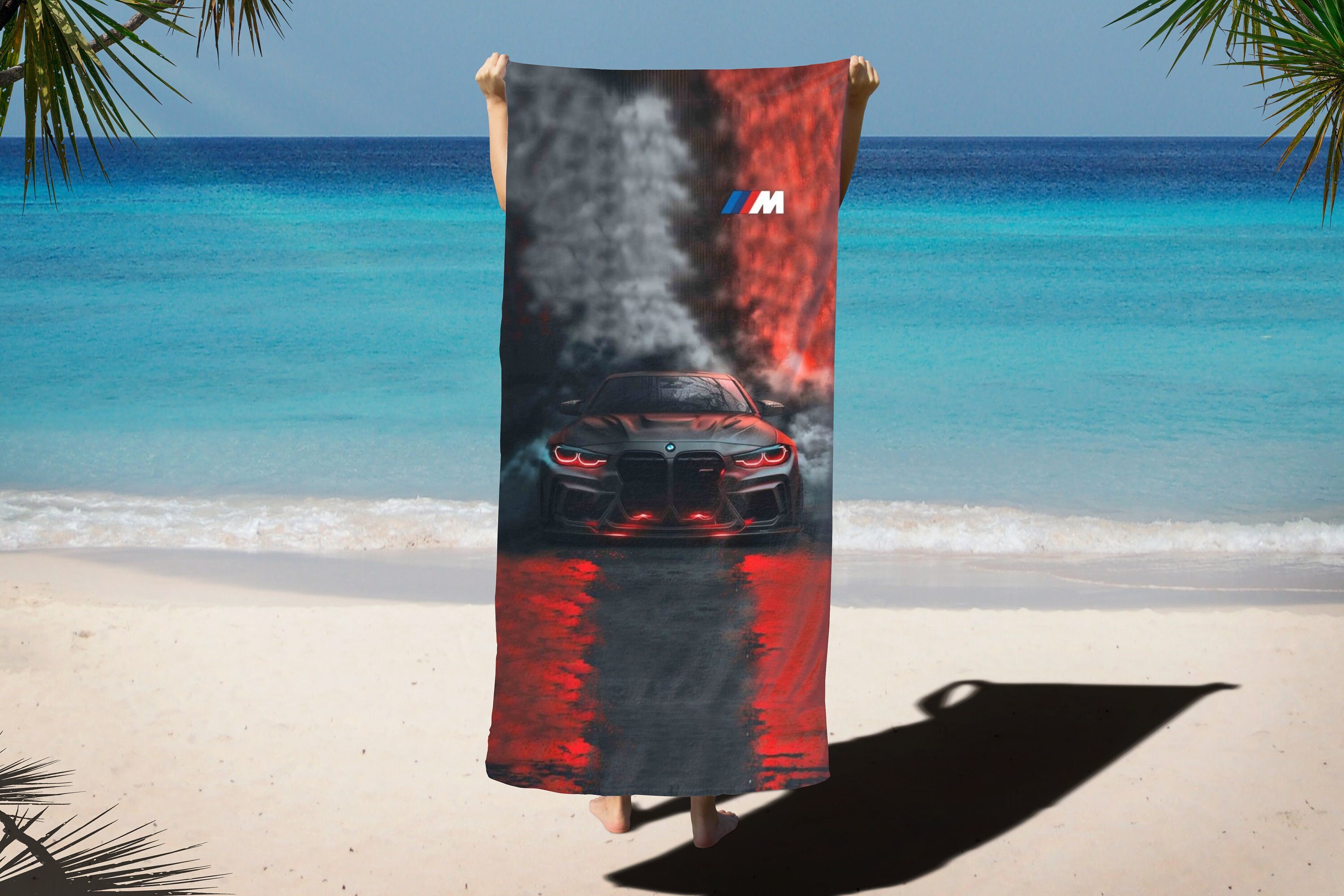 BMW M Series Sports Car Beach Towel 70cm X 140cm Racing Essence Design Etsy UK