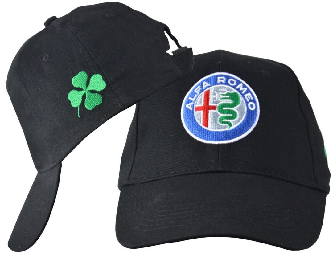 Alfa Romeo Cloverleaf Cap Black With Embroidered Logo - Etsy