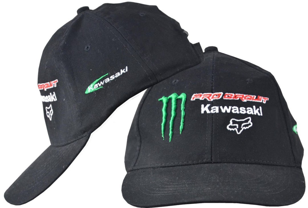 Kawasaki Monster Energy Pro Circuit Racing Team Caps Exclusive ...