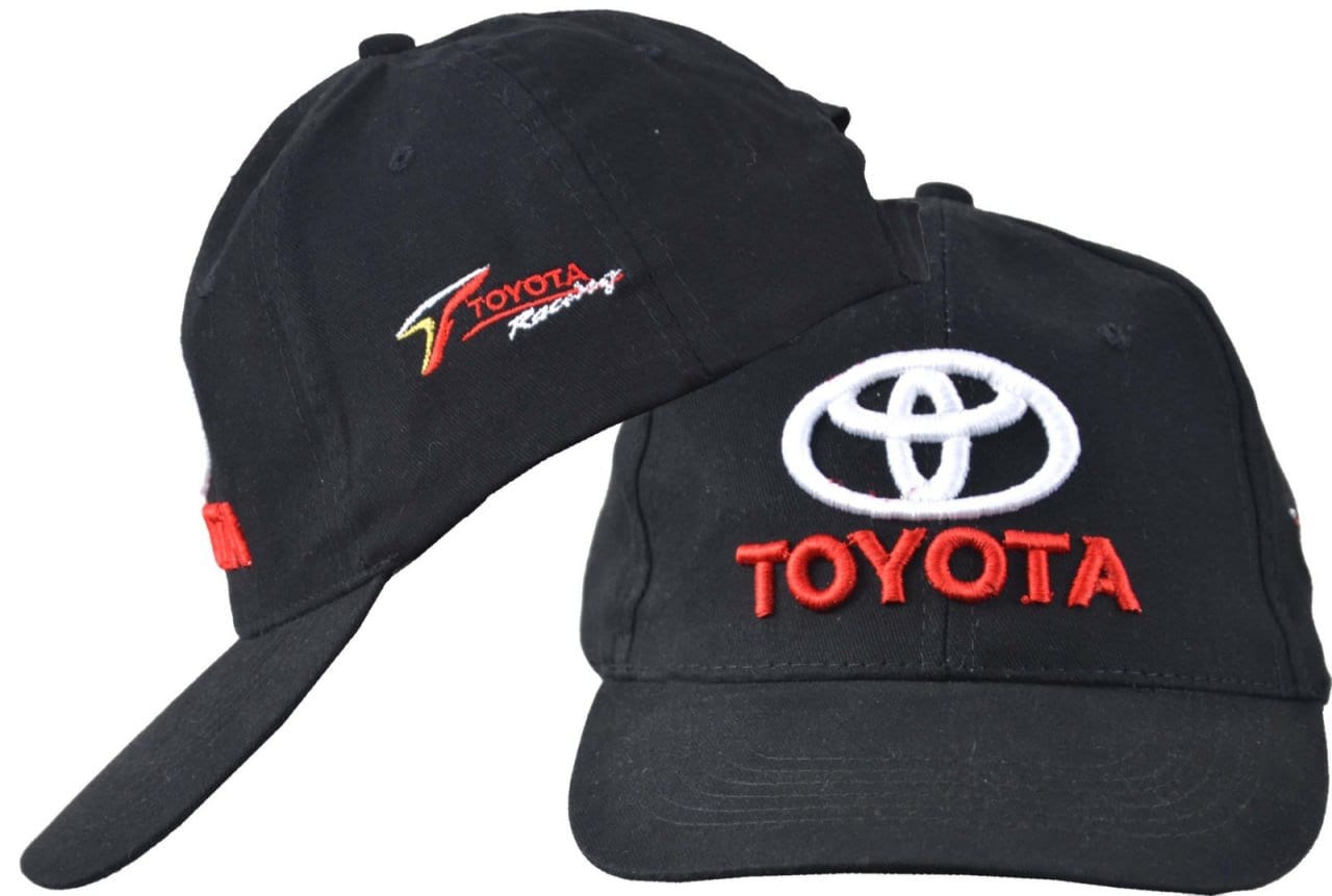 Toyota Racing Embroidered Cap Black With Sporty Accents - Etsy