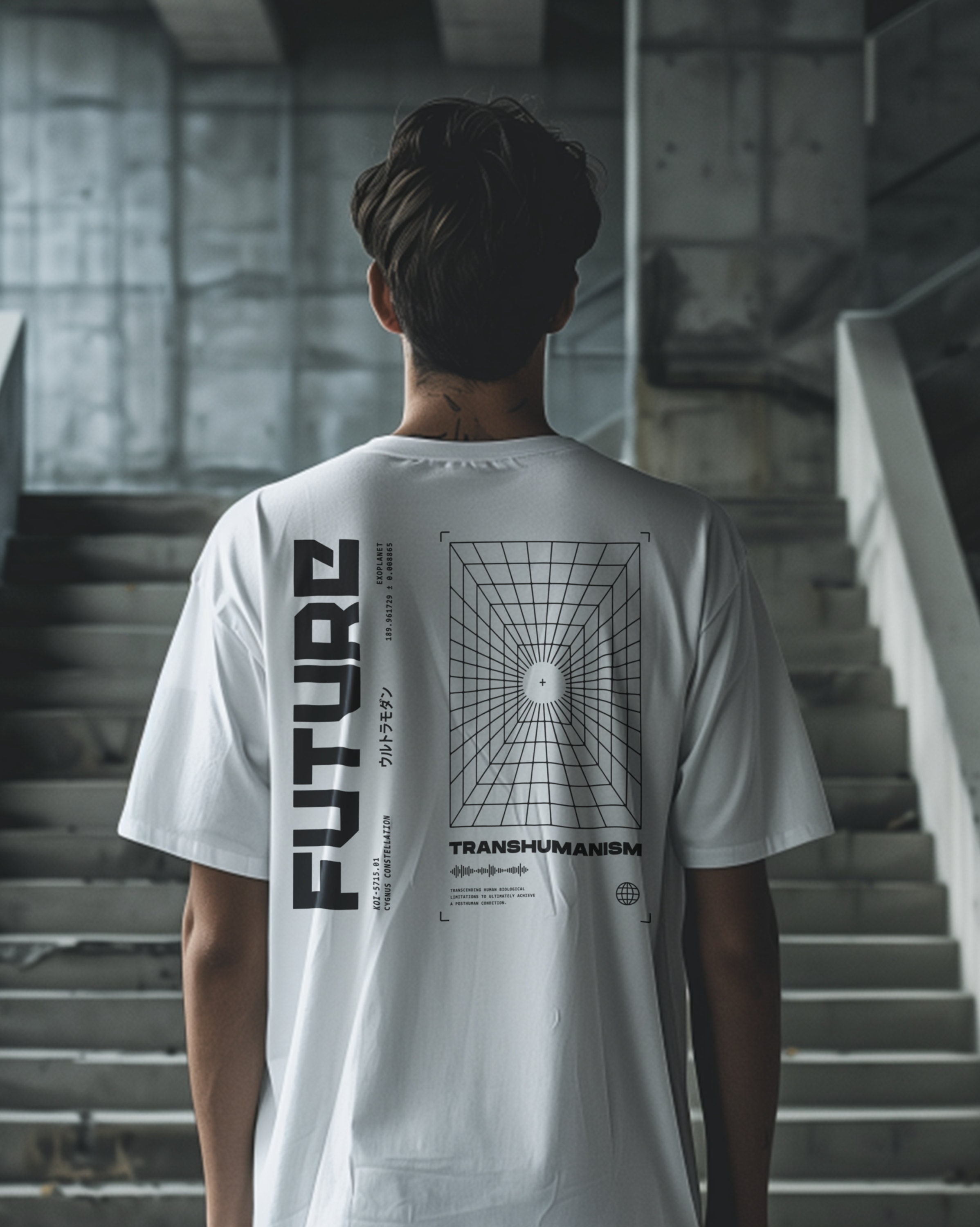 Unisex T-shirt, Techwear, Futuristic Graphic, Brutalism, Japanese ...