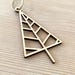 Chevron Tree Cutout Christmas Ornament Holiday Decoration Gift Tag ...