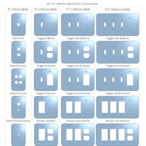 Pastel Green Rounded Corner Light Switch Cover Double Rocker Custom ...