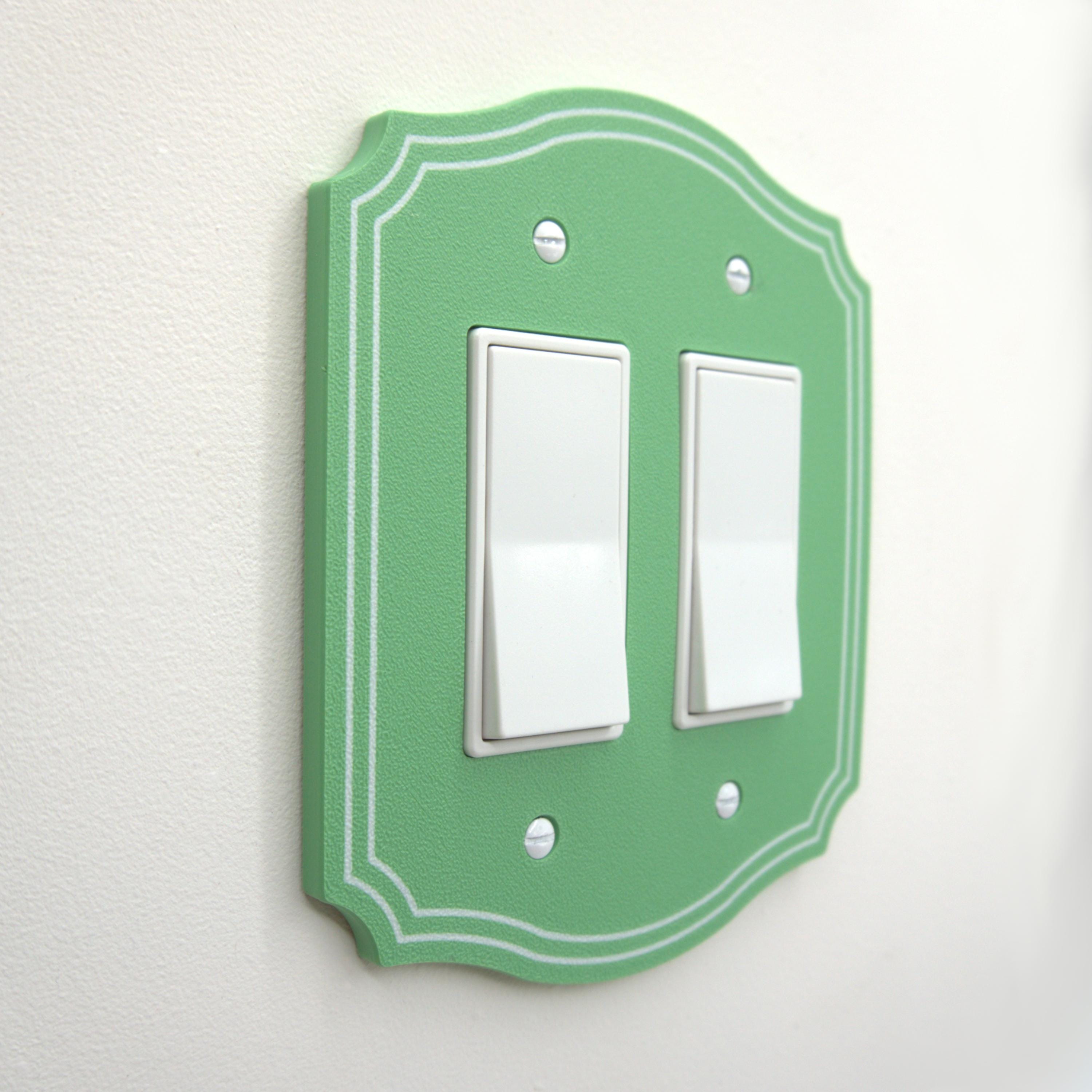 Vintage Light Switch Cover Two Tone Victorian Switch Decorative Switch ...