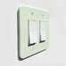 Pastel Green Rounded Corner Light Switch Cover Double Rocker Custom ...