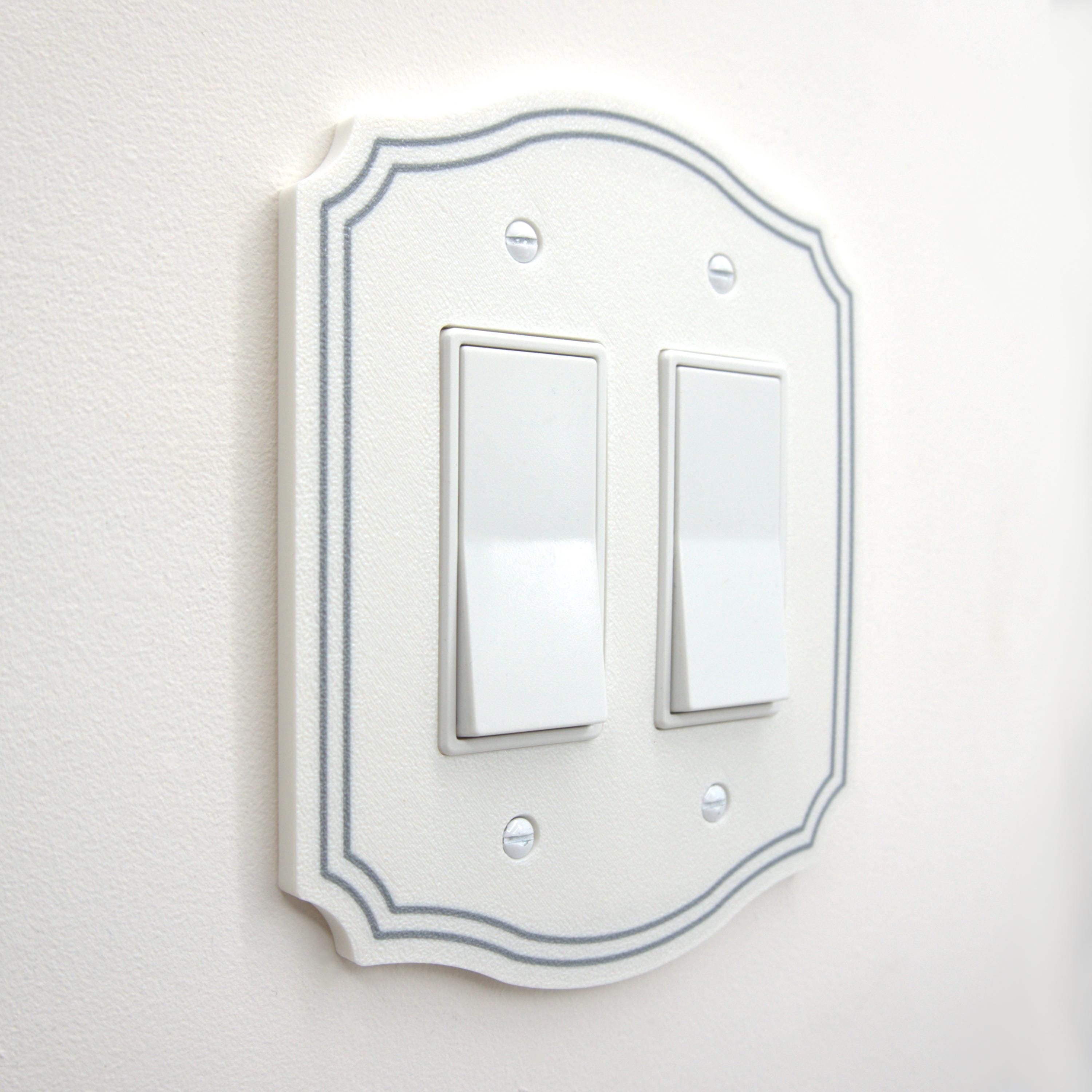 Vintage Light Switch Cover Two Tone Victorian Switch Decorative Switch ...