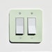Pastel Green Rounded Corner Light Switch Cover Double Rocker Custom ...
