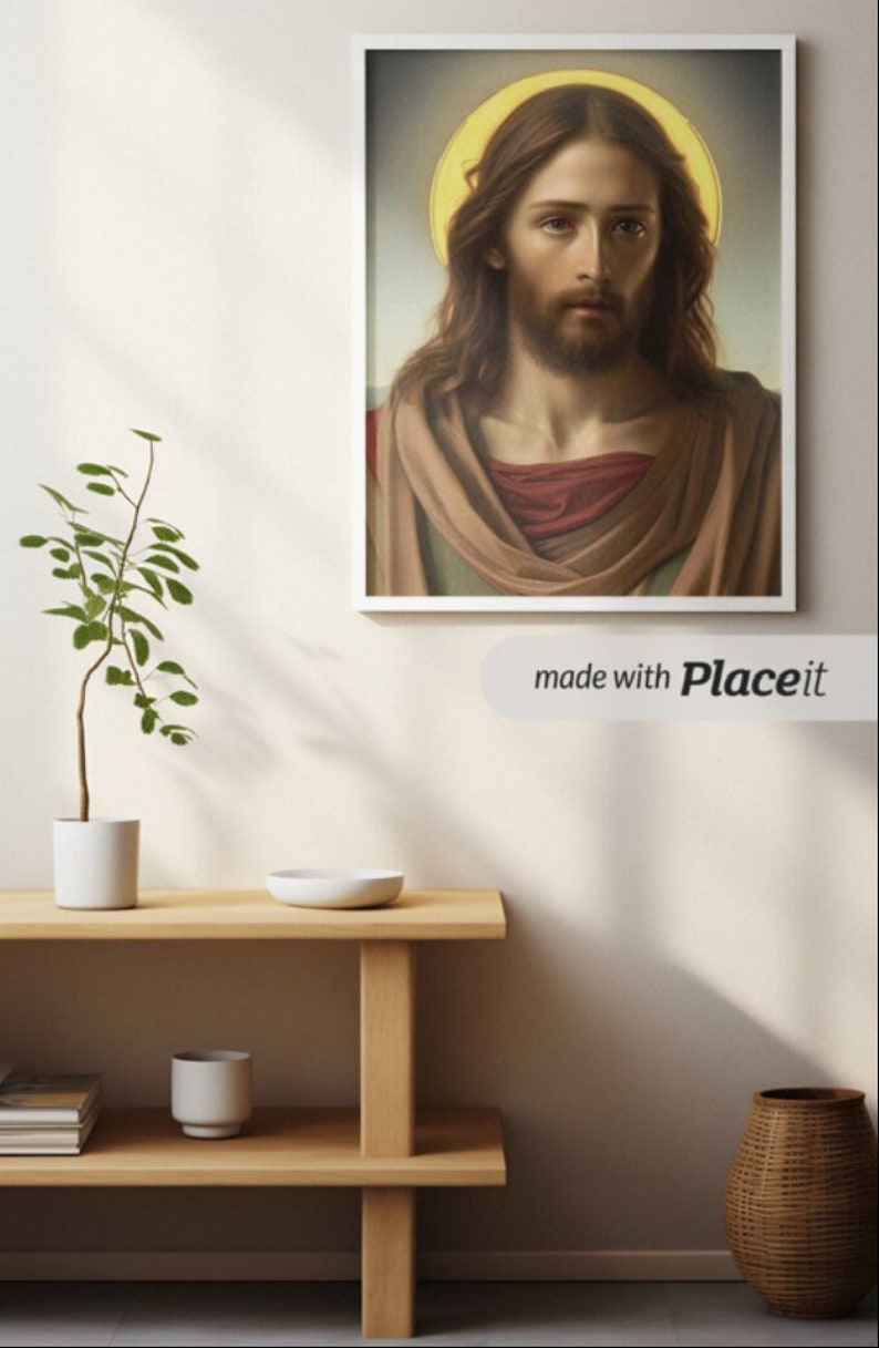 Realistic Jesus Oil Painting-instant Download- - Etsy UK