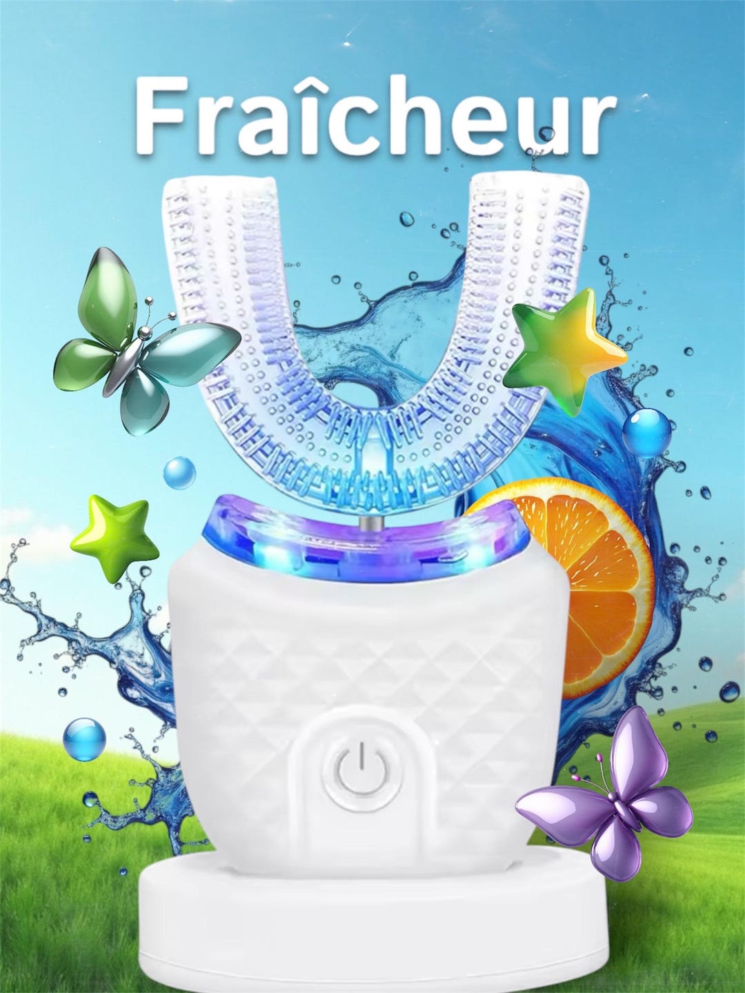 U Type Electric Toothbrush - Etsy