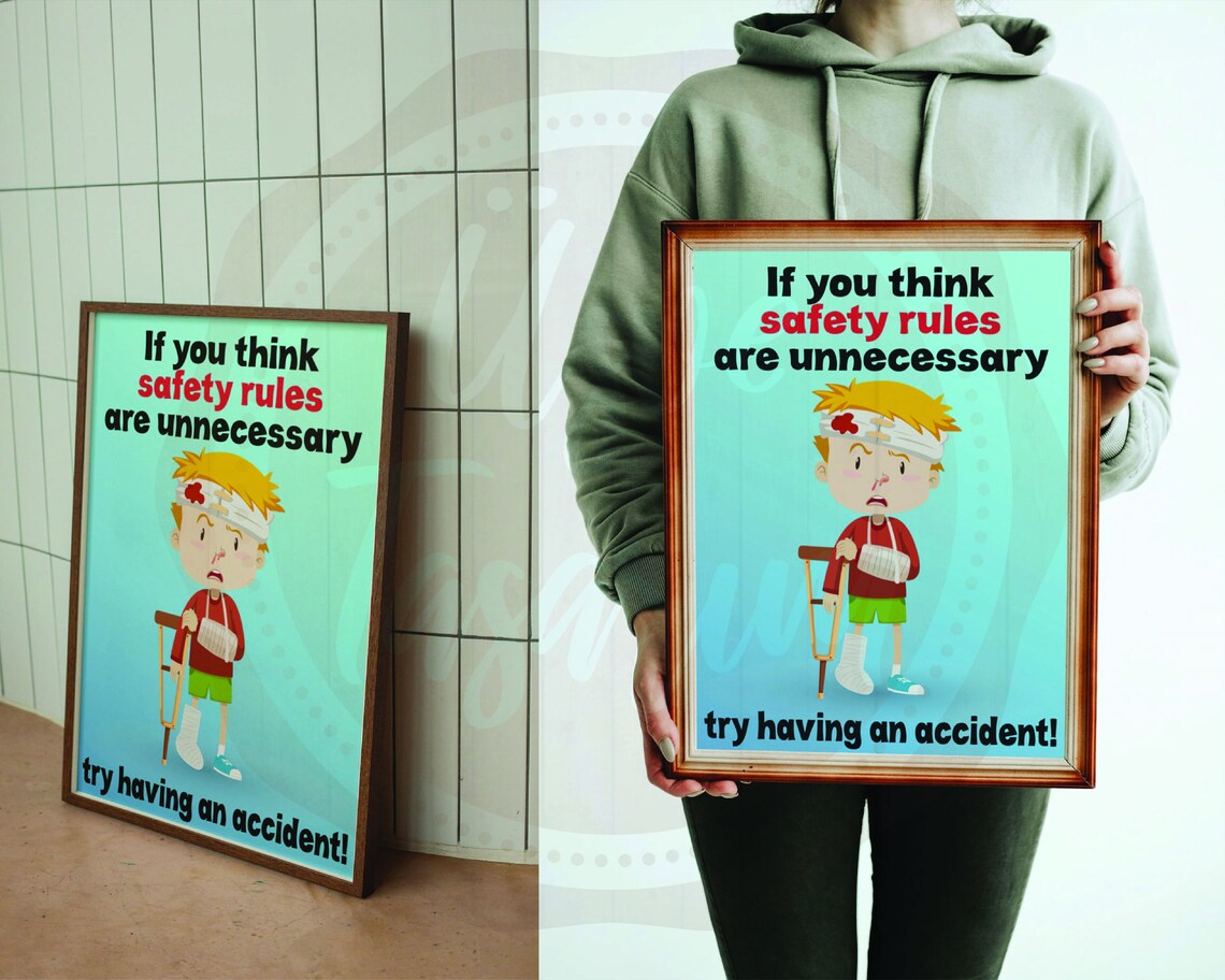 Workplace Safety Poster | Safety Poster Printable | Safety Poster for ...