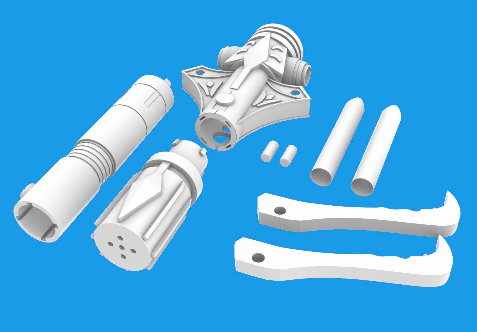 Stellar Gios Lightsaber STL File - Etsy