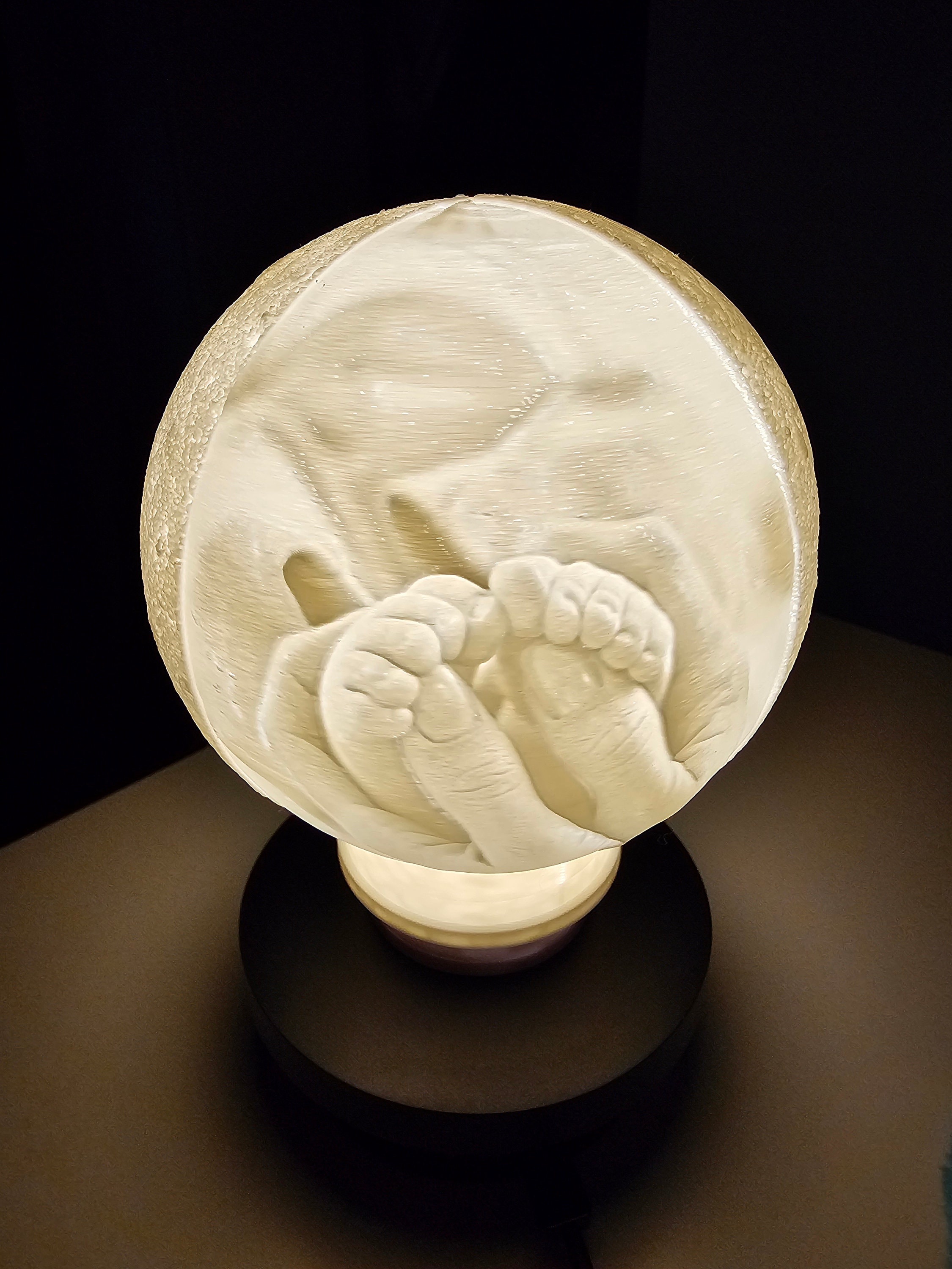 Unique Moon Light Customized With Your Picture Night Light Lithophanes ...
