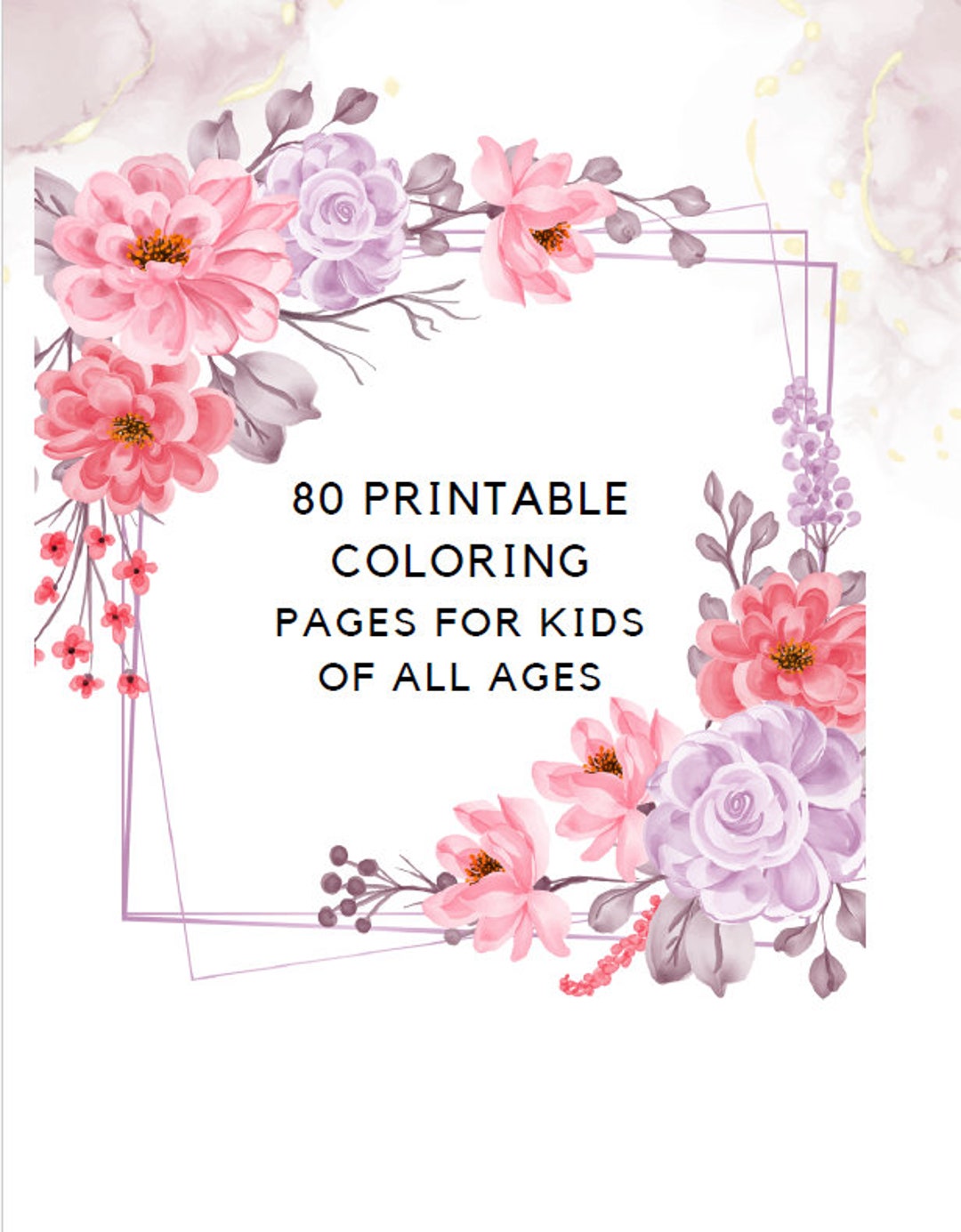 80 Printable Coloring Pages for Kids, Toddlers, Homeschool Printable ...