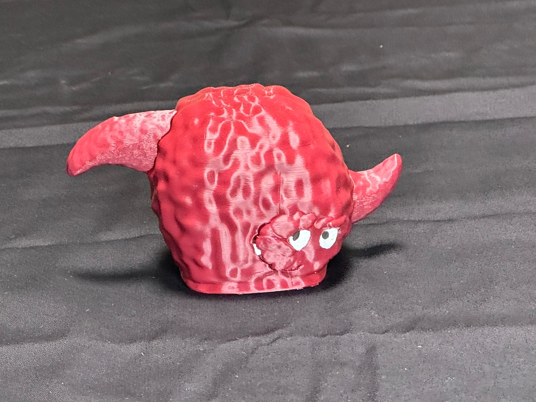 3D Printed Meatwad Figure – 3” Adult Swim Toy W/ Magnetic Dancing Arm ...