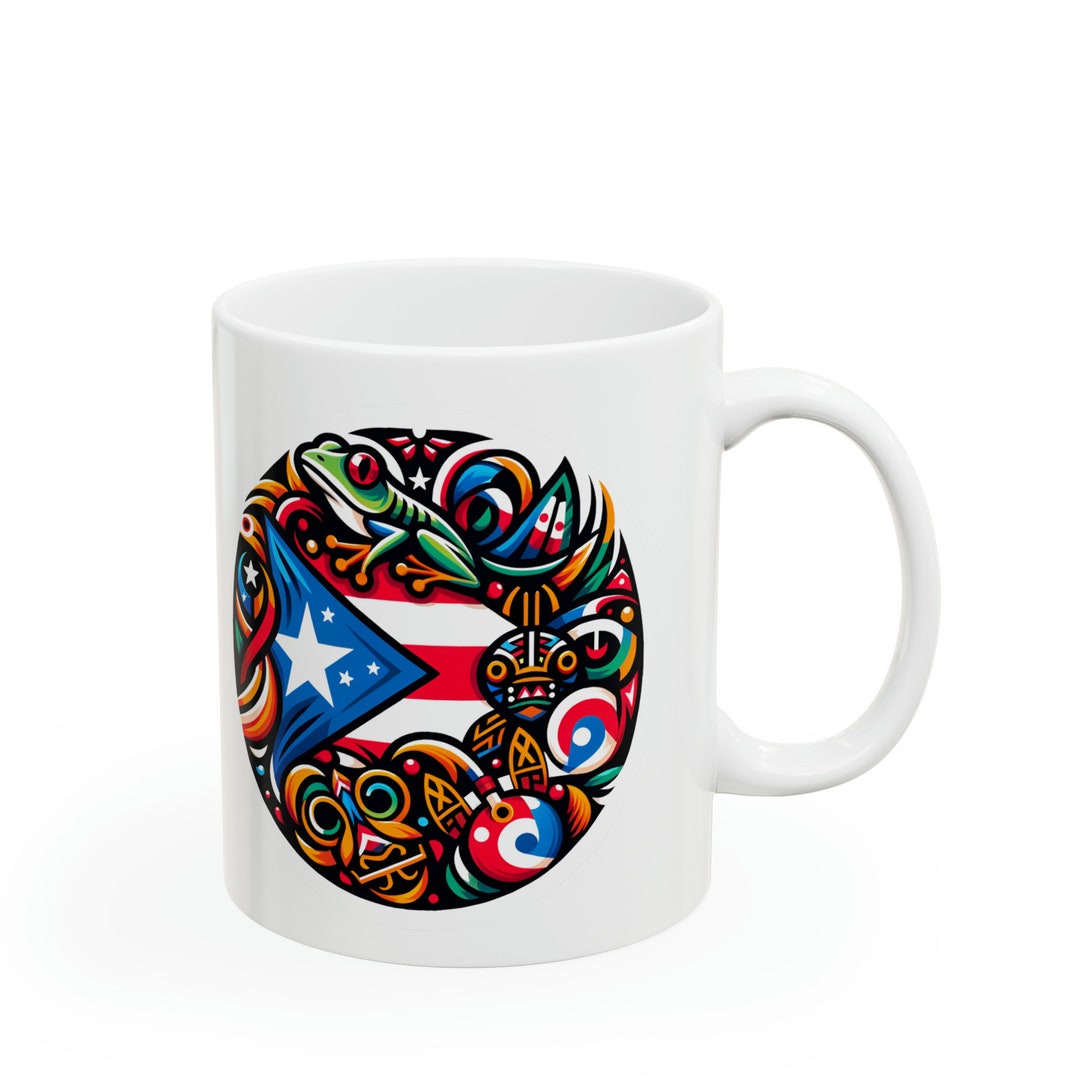 Puerto Rico Mug Boricua Mug Nuyorican Mug Puerto Rico Gift Boricua Gift ...