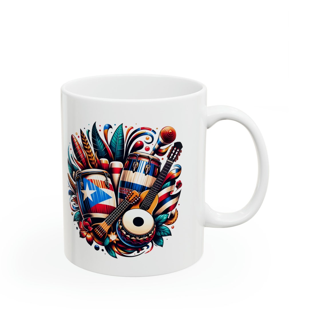 Puerto Rico Mug Boricua Mug Nuyorican Mug Puerto Rico Gift Boricua Gift ...