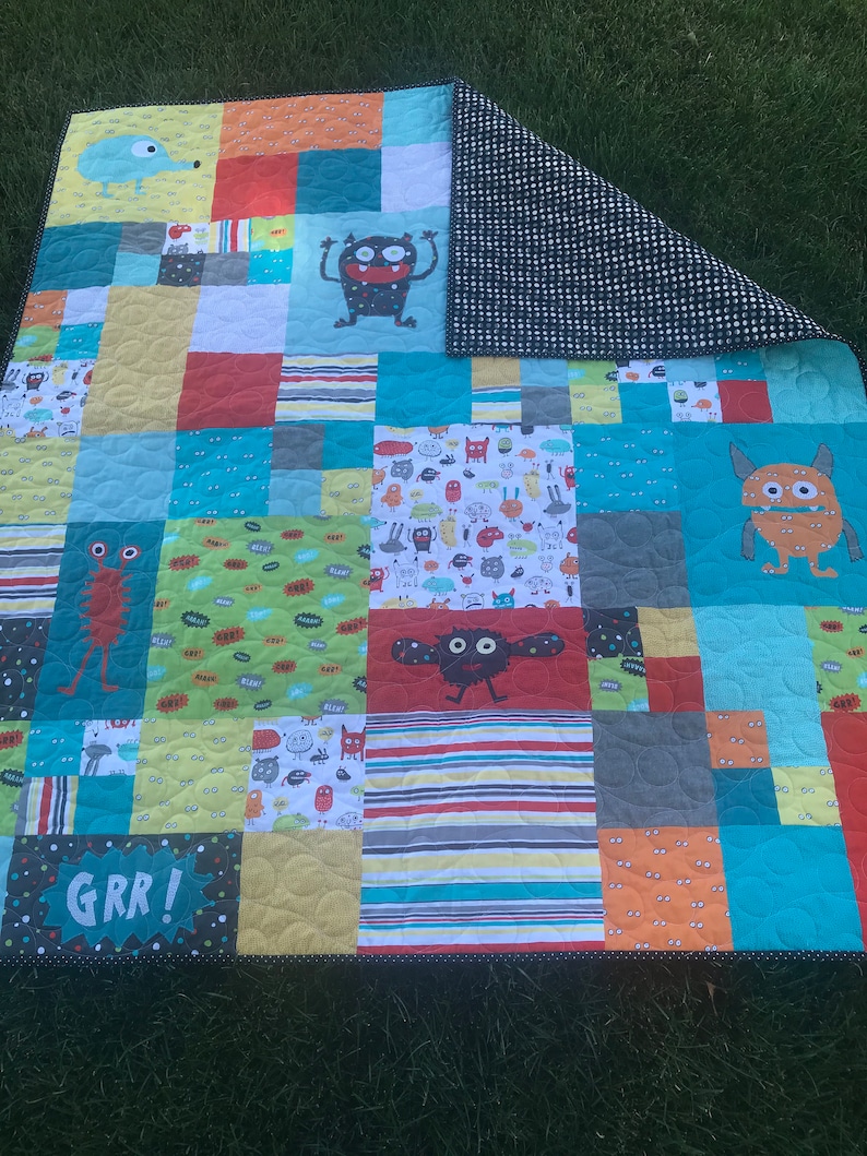 Monster Mania Quilt - Etsy
