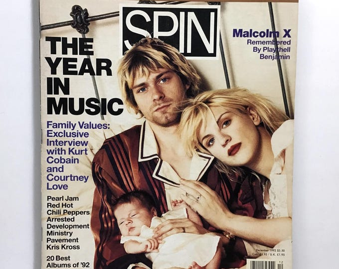 Kurt Cobain & Courtney Love - Vintage Spin Magazine 1992 Year in Music ...