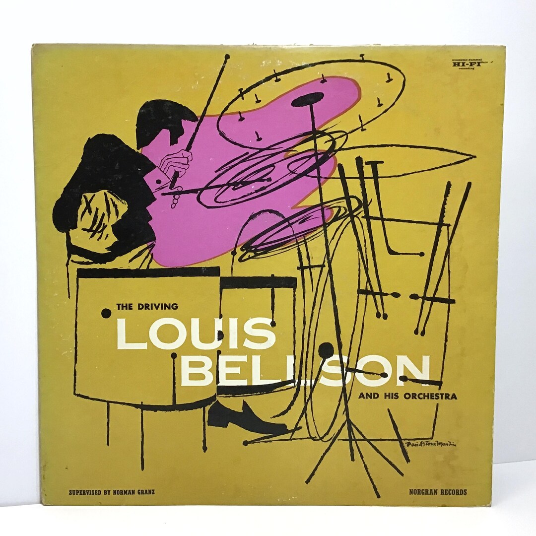 The Driving Louis Bellson and His Orchestra - Vintage 1955 Vinyl Mono ...