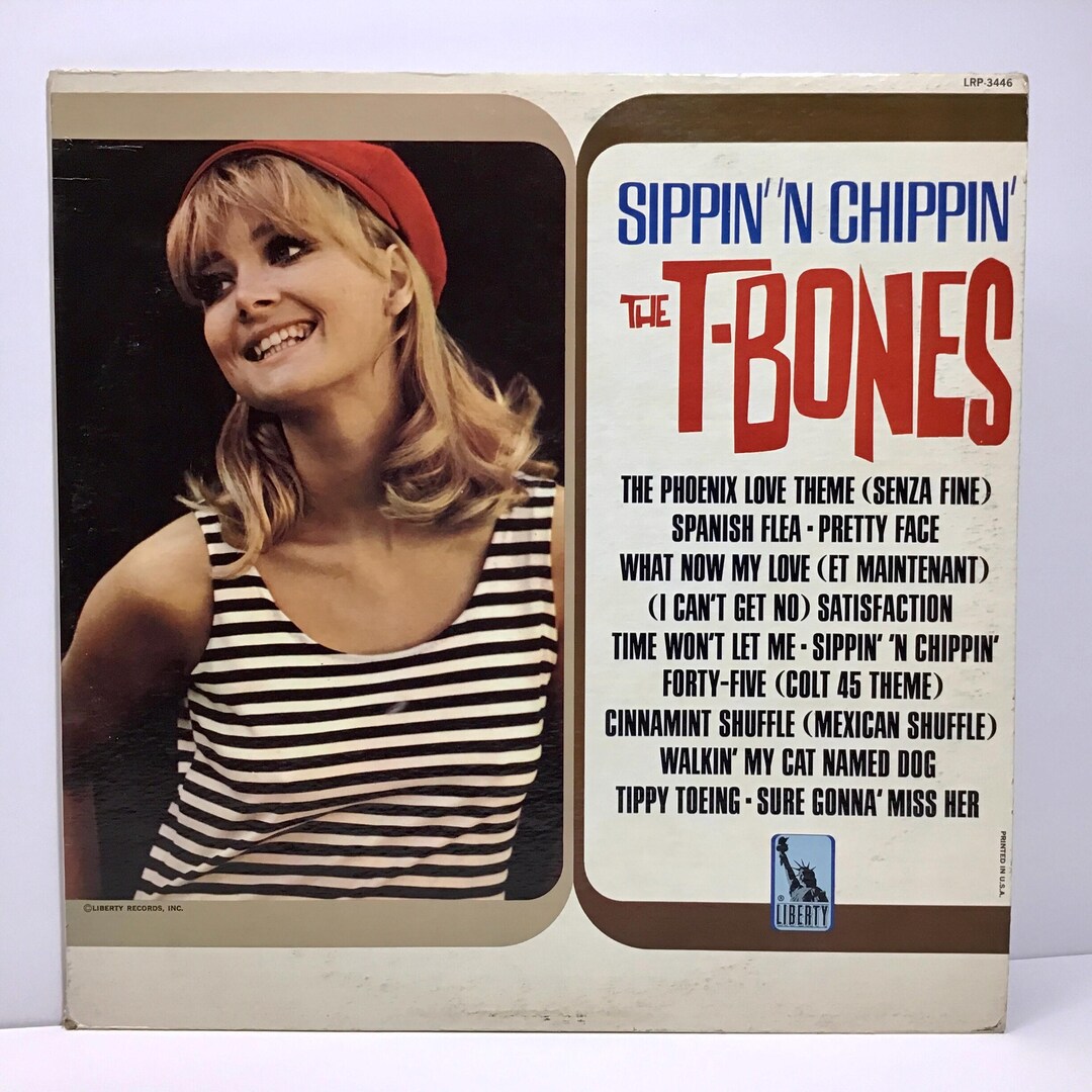 The T-bones - Sippin' 'N Chippin' - Vintage 1966 Vinyl Mono LP Album ...