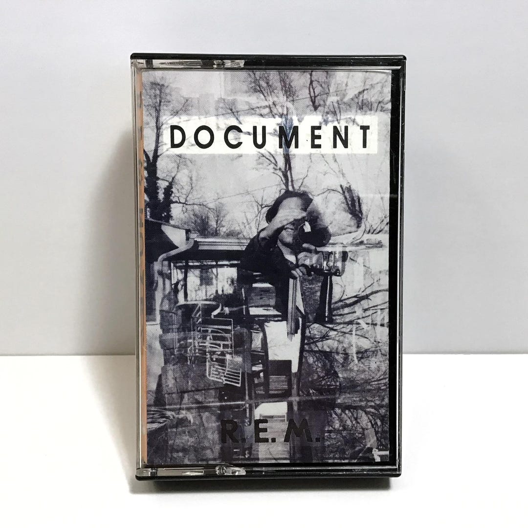 R.E.M. - Document - Vintage 1987 Cassette Tape - IRS Records - Classic ...