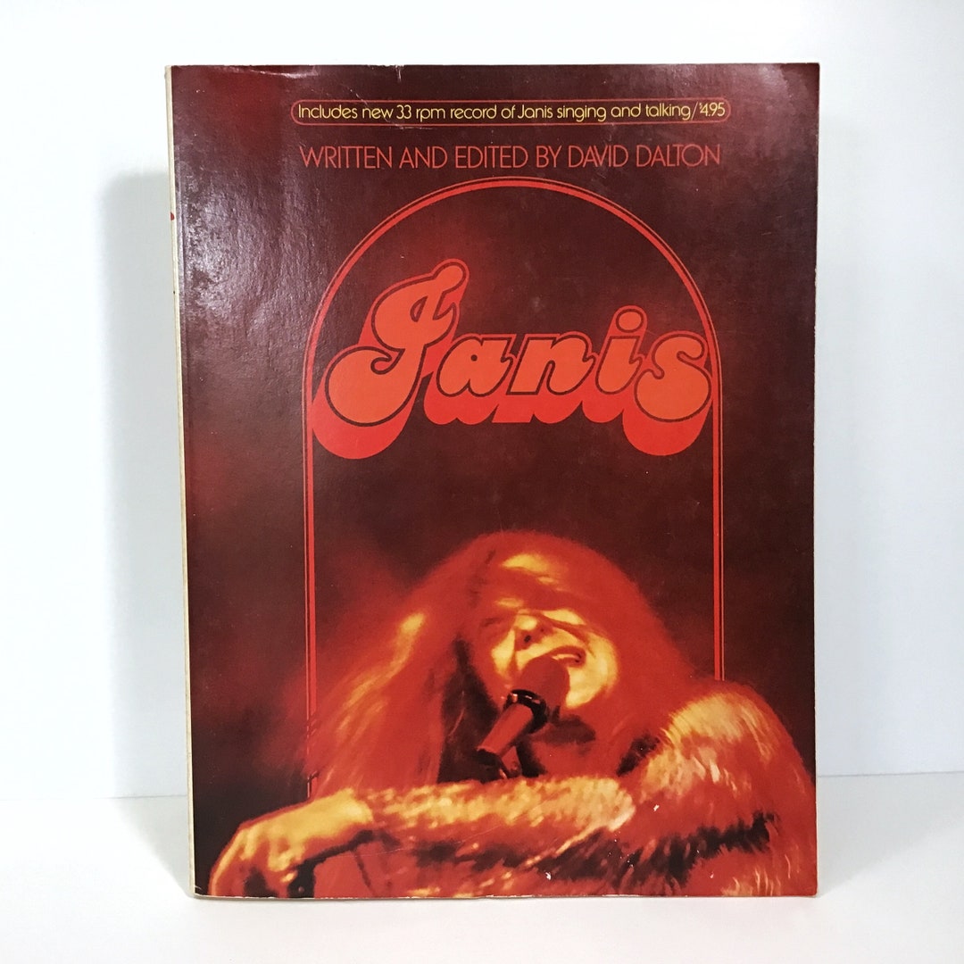 Janis - David Dalton - Vintage 1971 Softcover Book W/ 33 Rpm Flexidisc ...