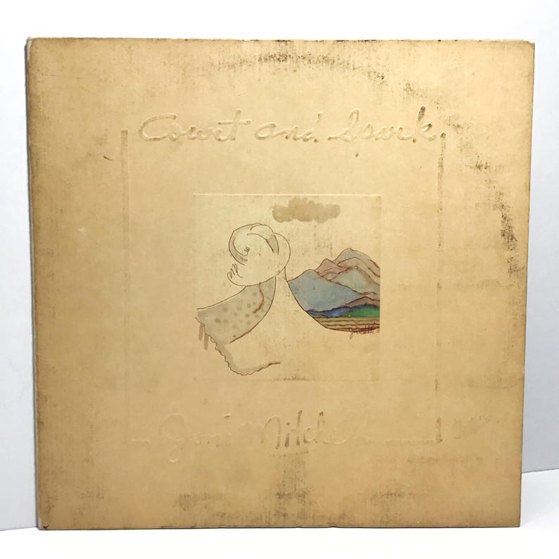Joni Mitchell - Court and Spark - Vintage 1974 Vinyl LP Embossed ...