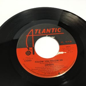 Genesis Follow You Follow Me / Inside & Out Vintage 1978 7 Vinyl 45 ...