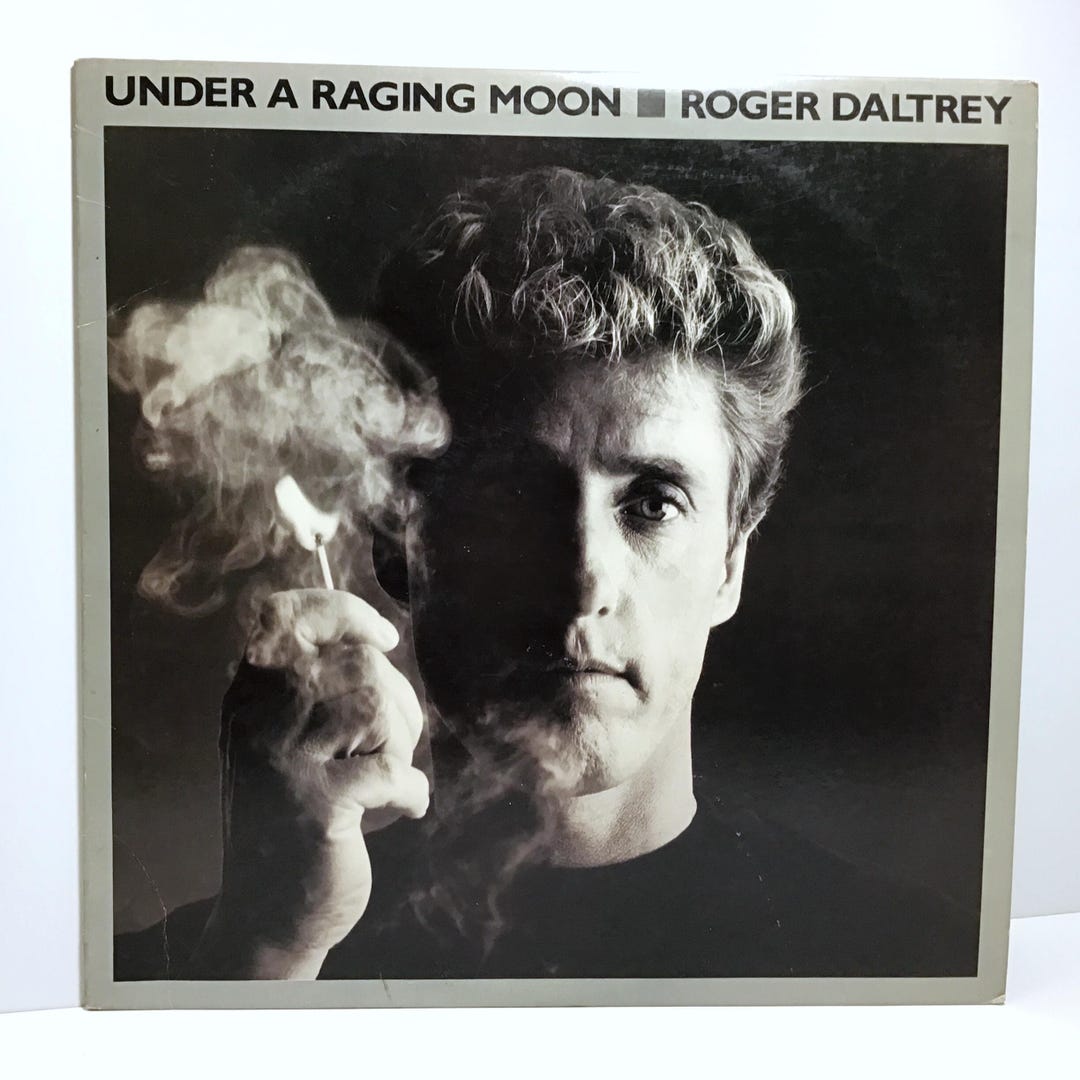 Roger Daltrey - Under A Raging Moon - Vintage 1985 Vinyl LP Album ...