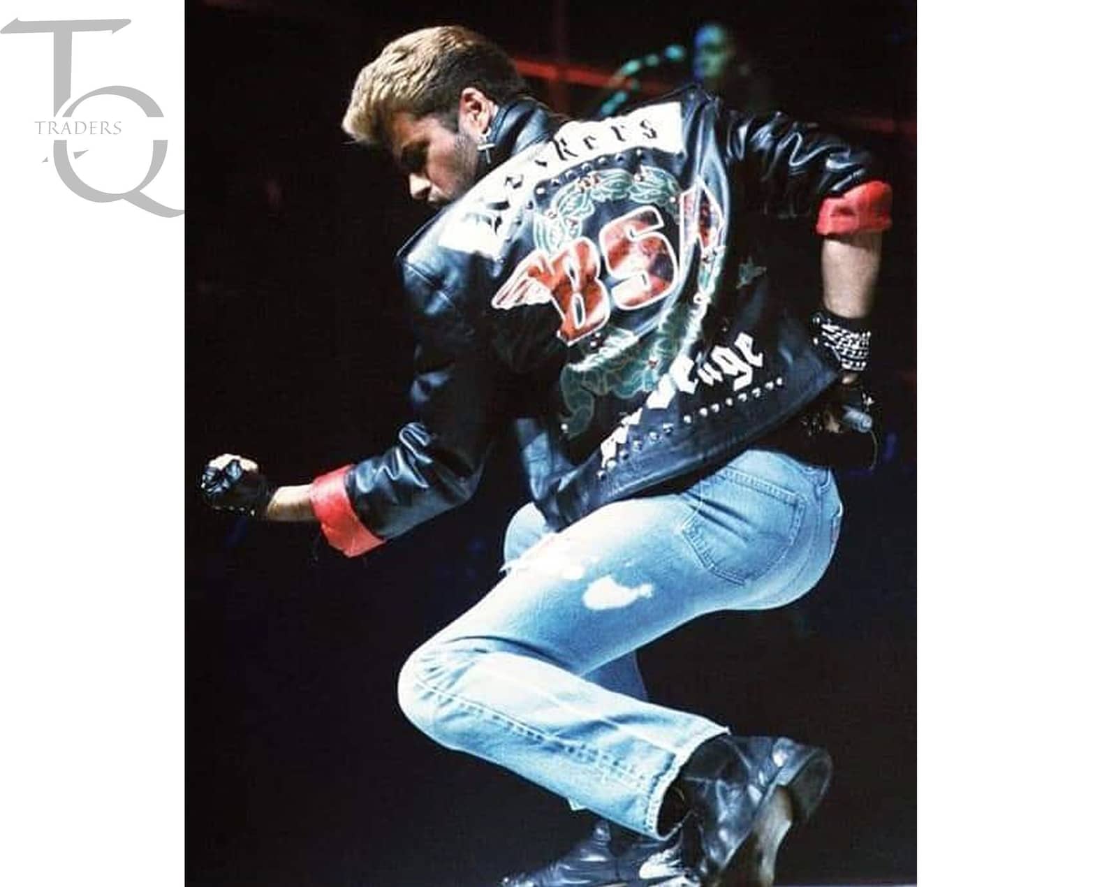 Men’s BSA George Michael Faith Rockers Revenge Black Leather Jacket - Etsy