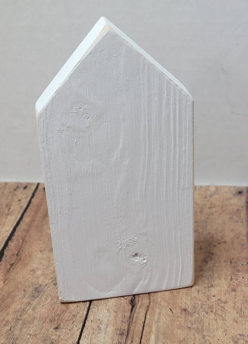 Decorative Home Block, Wood Home Block, Tiered Tray Decor, Rustic Tier ...