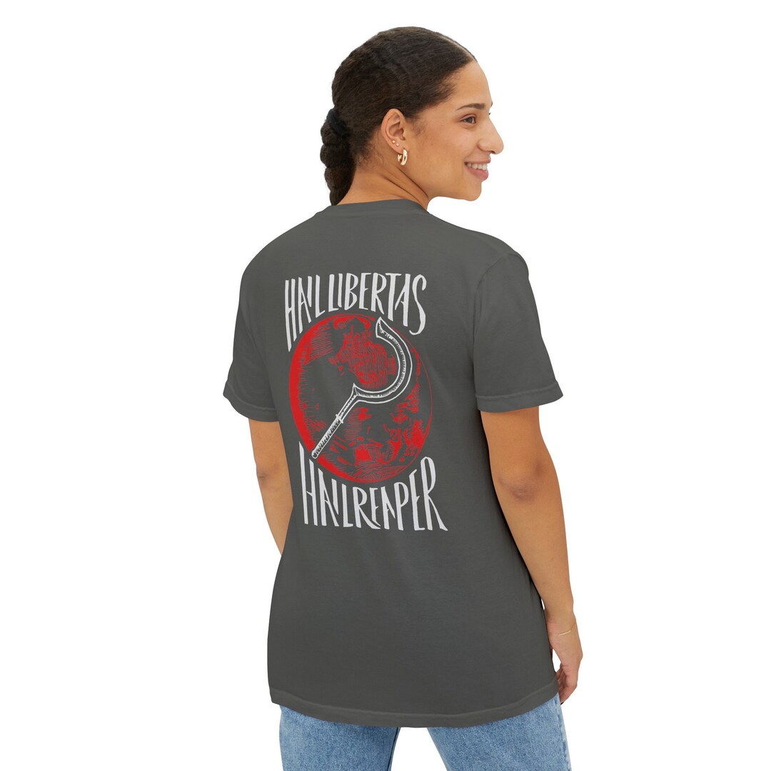 Red Rising, Hail Libertas Hail Reaper, Camiseta unisex con bolsillo ...