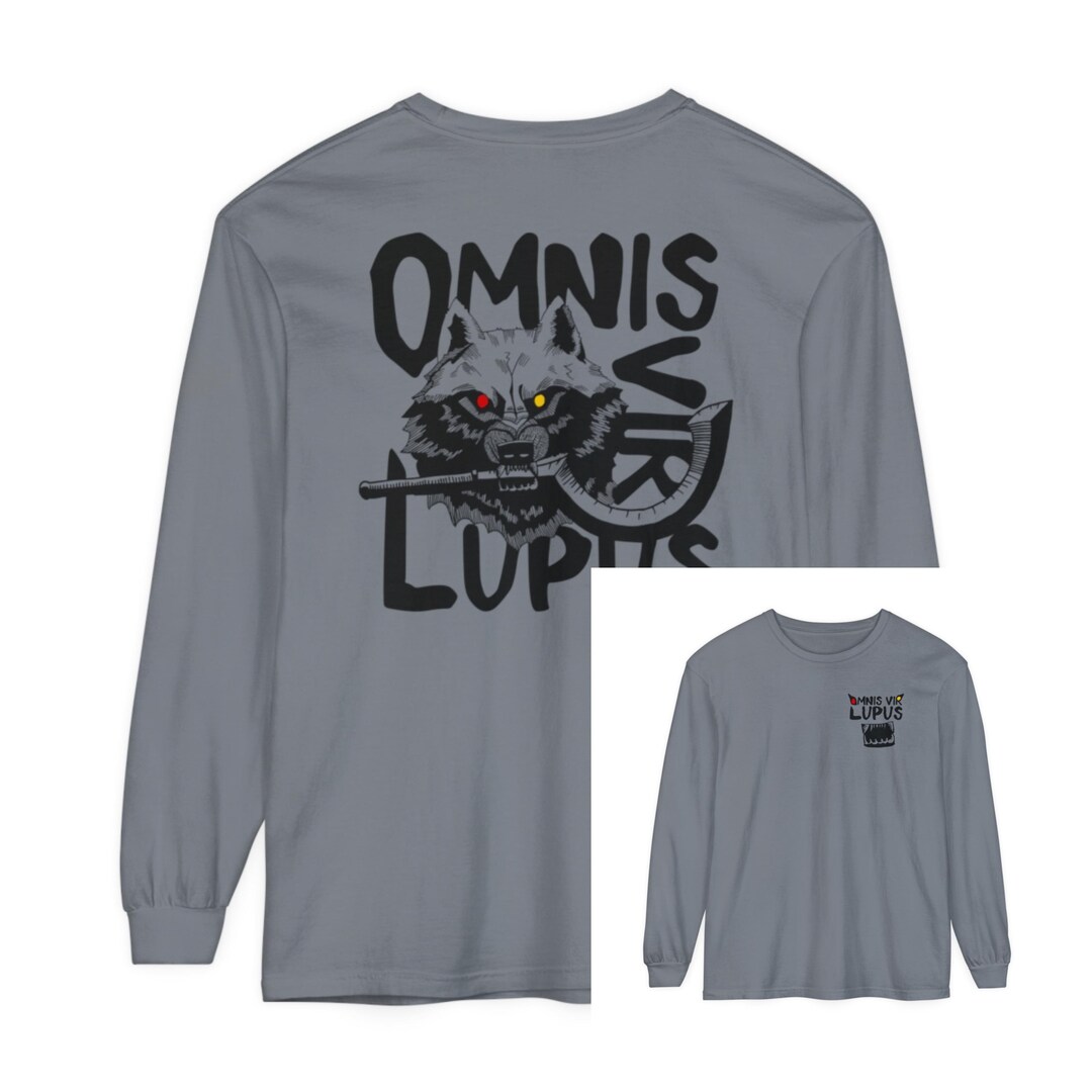 Omnis Vir Lupus, Red Rising Merch, Comfort Colors, Unisex Garment-dyed ...