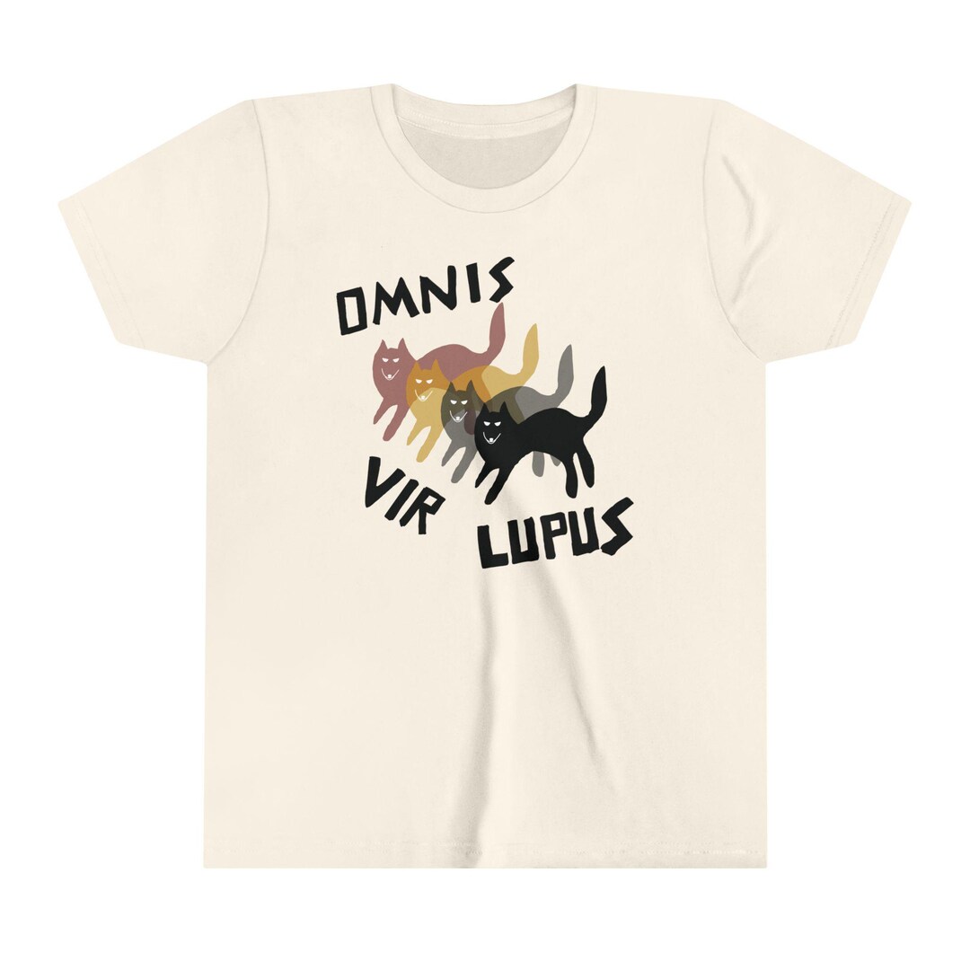 Omnis Vir Lupus, Red Rising Merch, Youth Short Sleeve T-shirt - Etsy