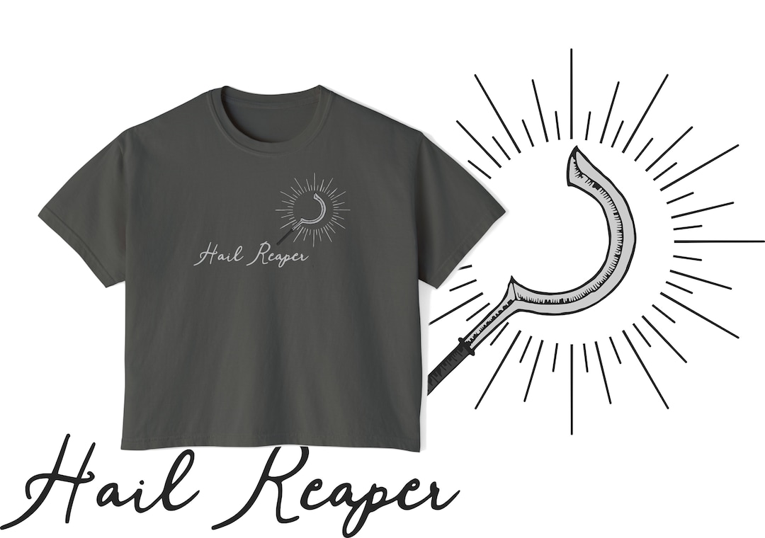 Hail Reaper Script, Red Rising, Women's Boxy Tee - Etsy
