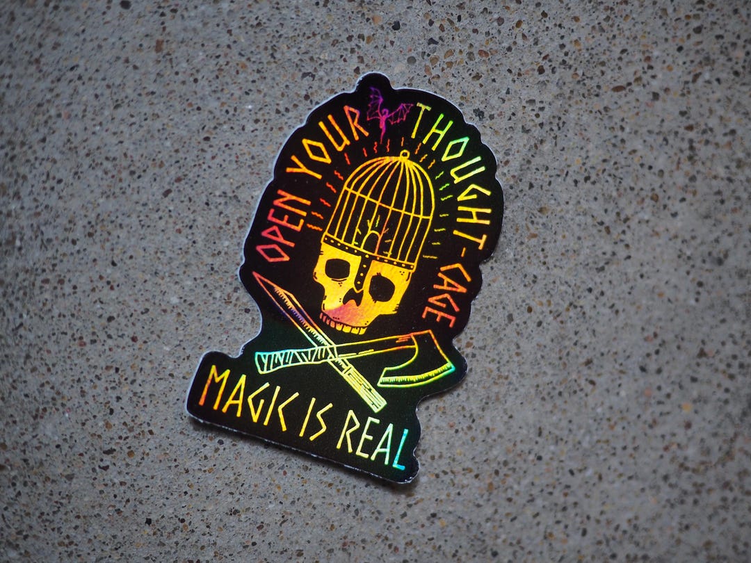 Thought-cage Sticker, Bloodsworn Saga Merch, Shadow of the Gods ...