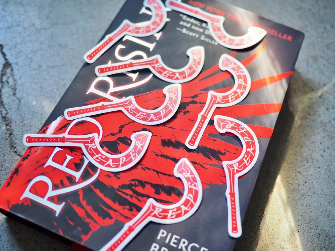 Red Rising Merch, Reaper Slingblade Sticker, Free US Shipping - Etsy