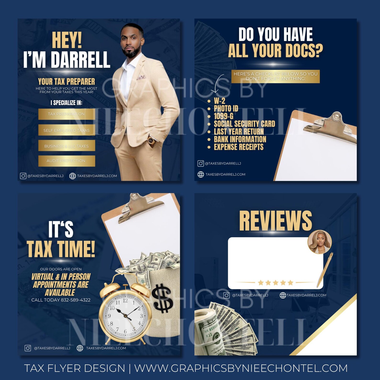 4 Tax Professional Flyer Template - Etsy