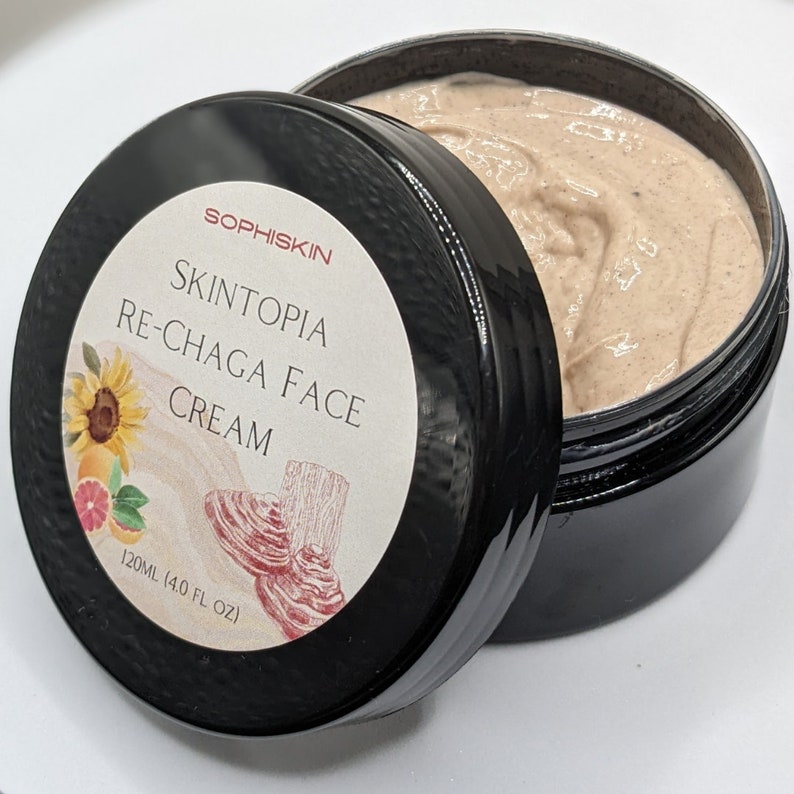Chaga Mushroom Face Cream, Skin Cell Boosting, Anti-rosacea, Anti ...