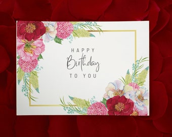 Custom Birthday Card, Personalized Birthday Card, Birthday Card ...