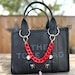 Sports Double Chain Bag Accessory 10” 12” 14” 16” Acrylic Purse Tote ...