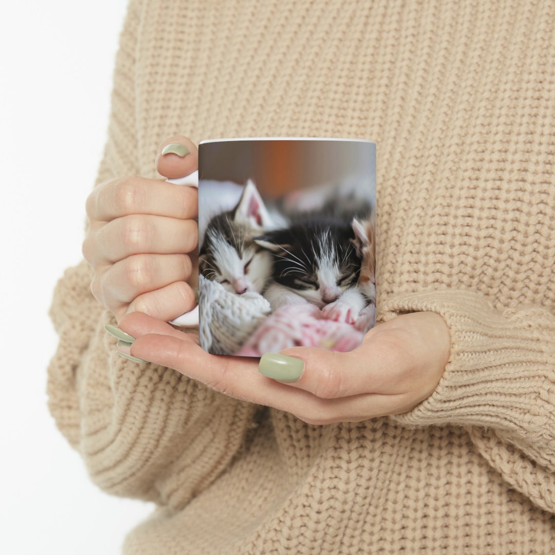 Cat Nap Ceramic Mug, 11oz - Etsy