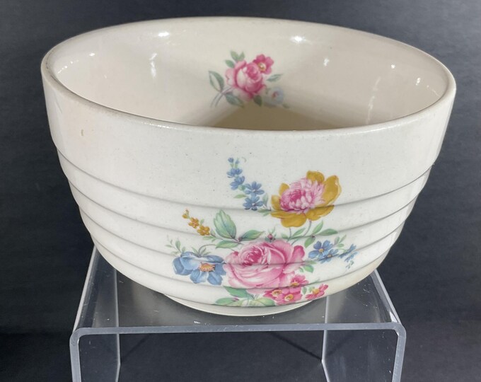 SCIO Pottery “hazel” Pattern Oatmeal Bowl Vintage - Etsy