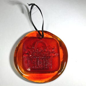 Blenko Glass Suncatchers Set of 4 - Etsy