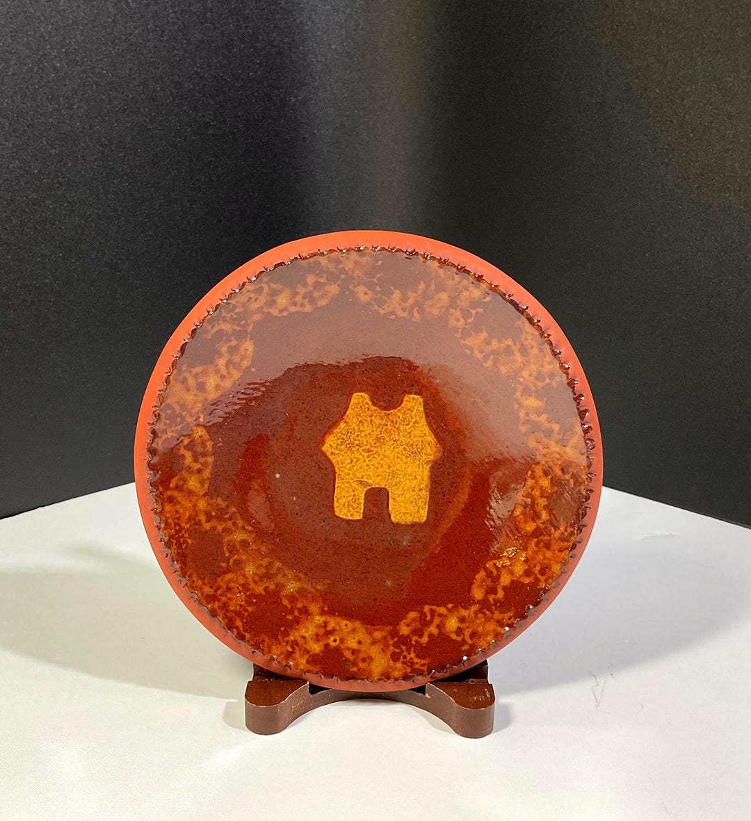 Ned Foltz Signed Redware Handmade Pottery Trinket Dish - Etsy