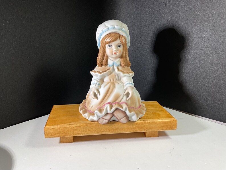 Brinn’s PGH Bisque Victorian Little Girl Figurine - Etsy