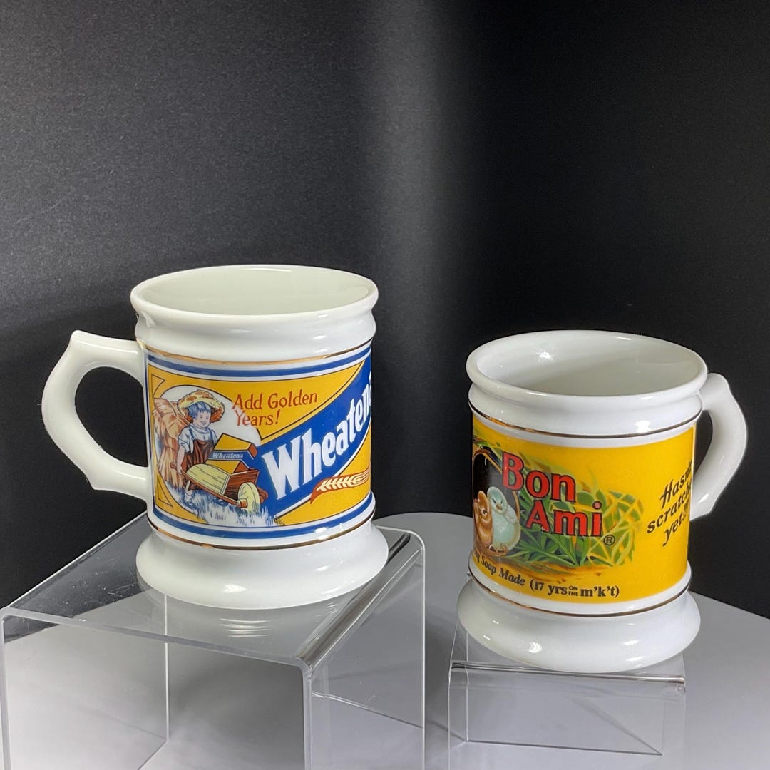 Vintage Corner Store Mug Collections Set of 2 Mugs - Etsy