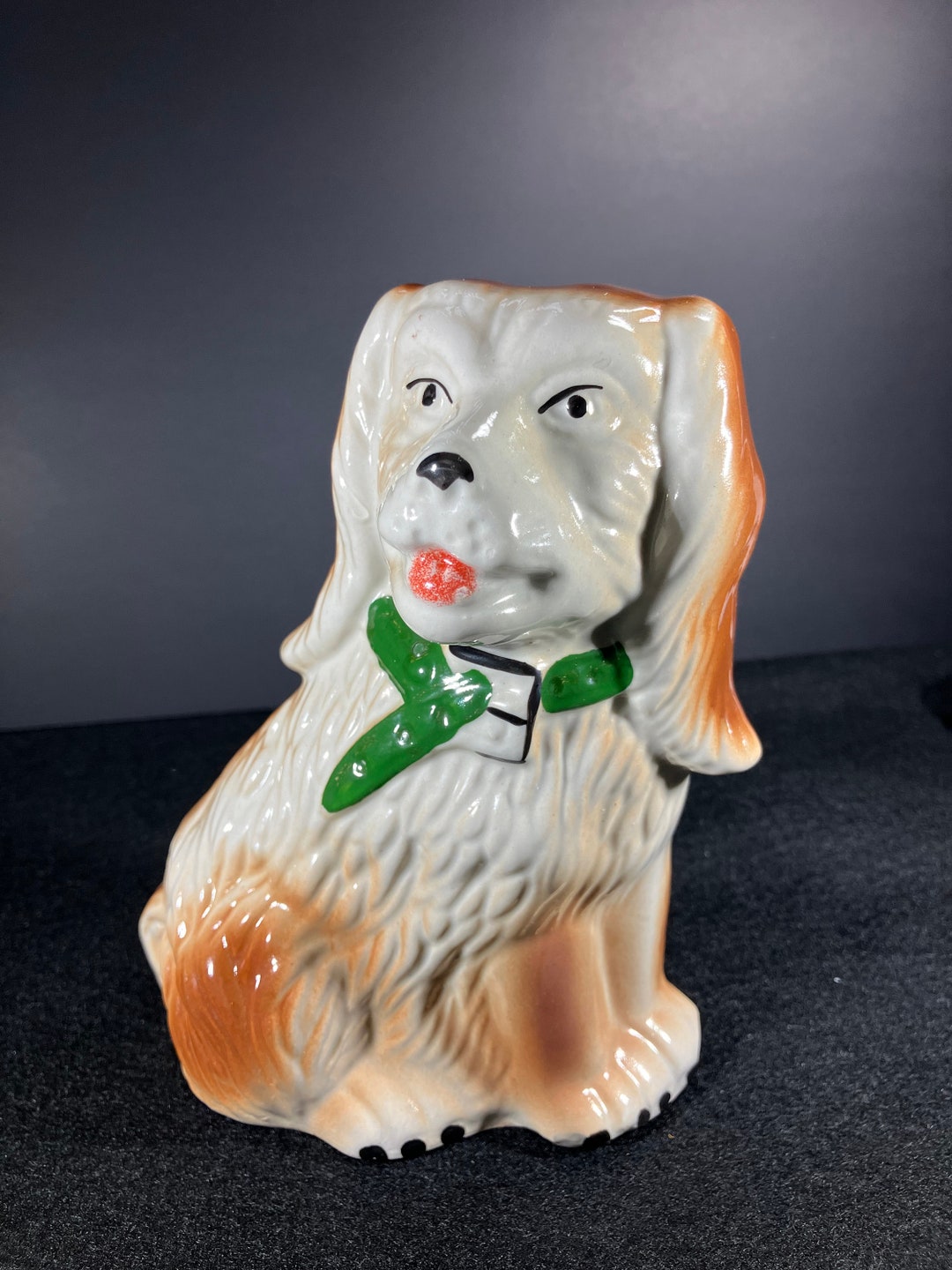 Vintage Porcelain Dog Figurines - Etsy
