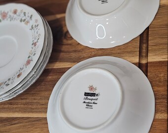 Vintage Sheffield Porcelain Saucer Fine China Made in Japan Bouquet ...