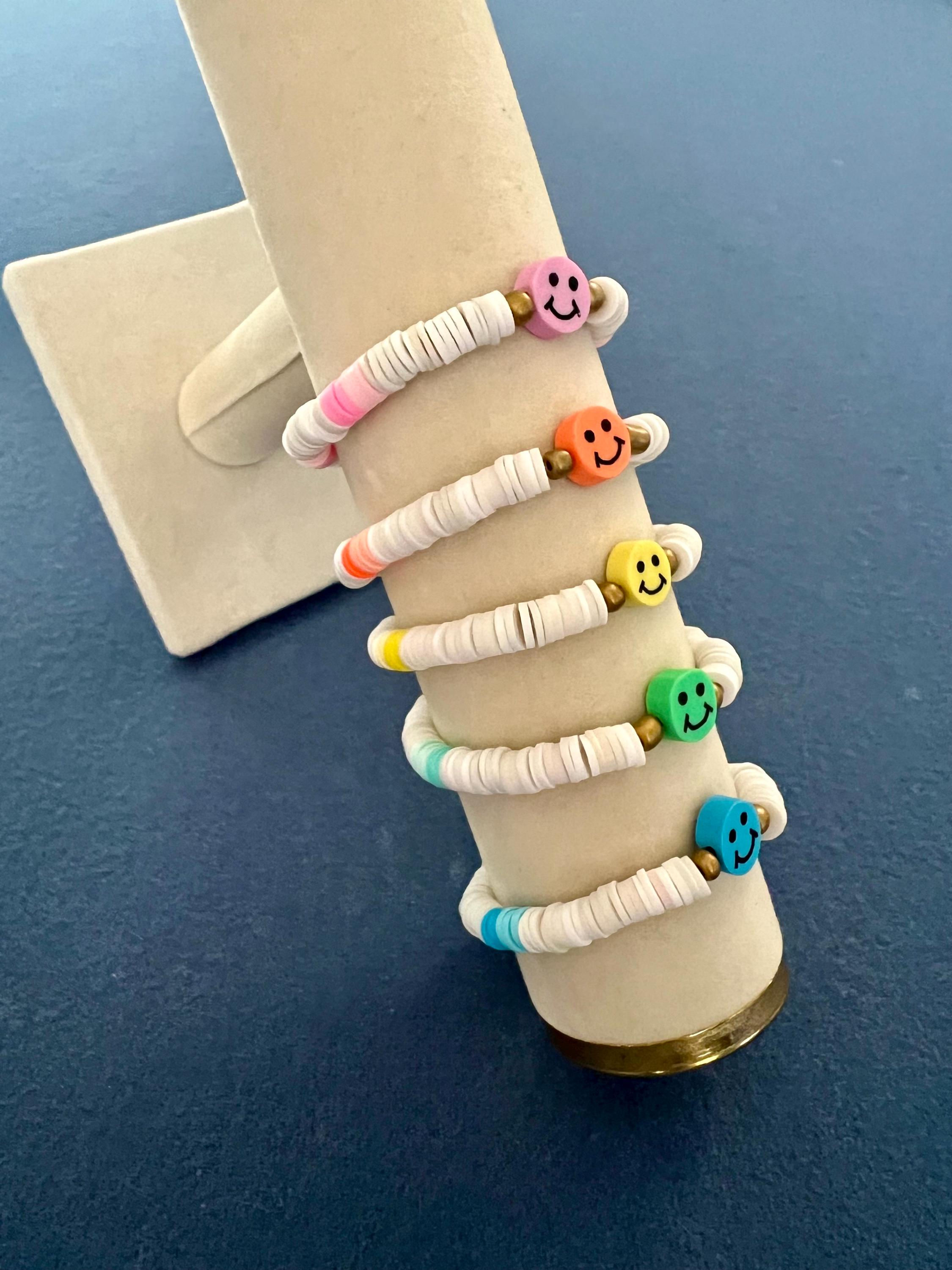 Rainbow Smiley Face Set - Etsy